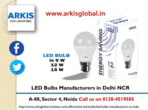 PPT ARKIS LED Bulbs Manufacturers In India And LED Tube Lights In India PowerPoint