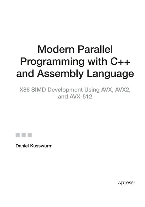 Solution Daniel Kusswurm Modern Parallel Programming With C And