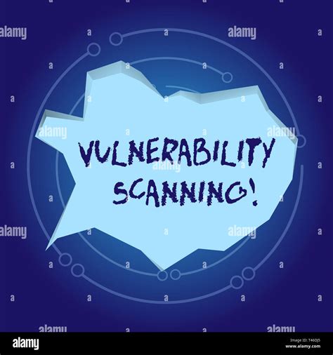 Text Sign Showing Vulnerability Scanning Business Photo Showcasing Check Of The Potential