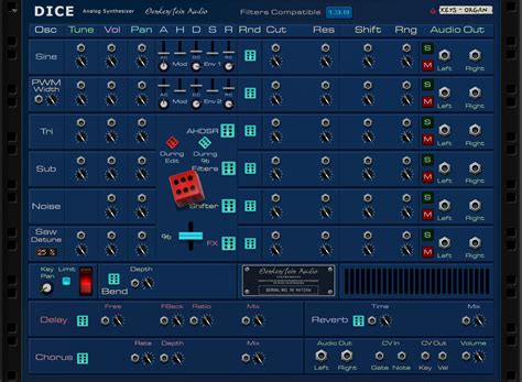 Dice Analog Synthesizer Randomize A Synth Shop Reason Studios