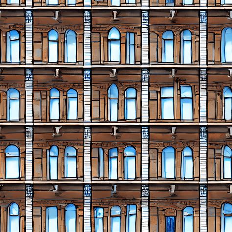 Realistic Building Windows Pattern Graphic Creative Fabrica