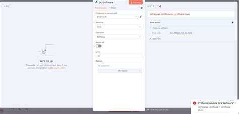 Add Option To Select Igone Ssl In Jira Nodes Feature Requests N8n