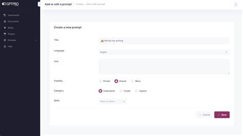 How To Add A Prompt In Gpt Pro Witivio Documentation