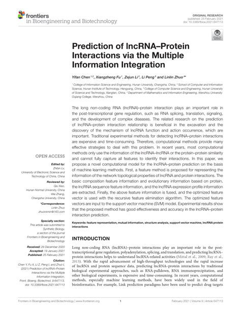pdf prediction of lncrna protein interactions via the multiple