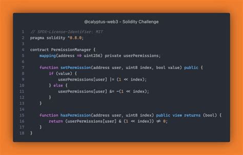 solidity challenge 262 how many permissions can an address hold