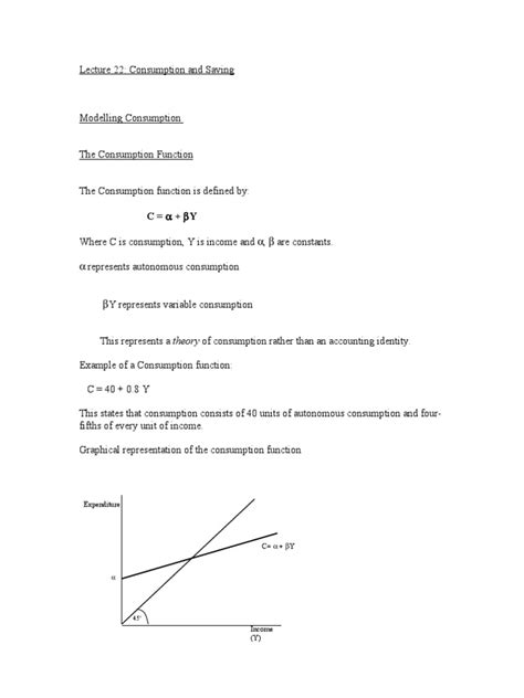 Macroeconomics Consumption And Saving Pdf Consumer Behaviour