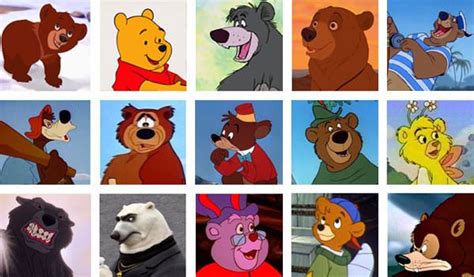 Famous Bear Cartoons