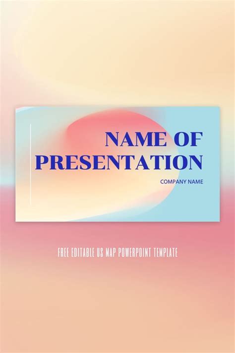 Free Editable Us Map Powerpoint Template Powerpoint Templates Us Map