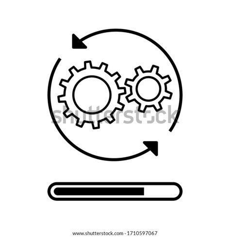 Loading Process Update System Icon Concept Stock Vector Royalty Free 1710597067 Shutterstock