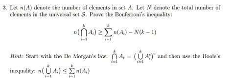 video solution let n a denote the number of elements in set a let n
