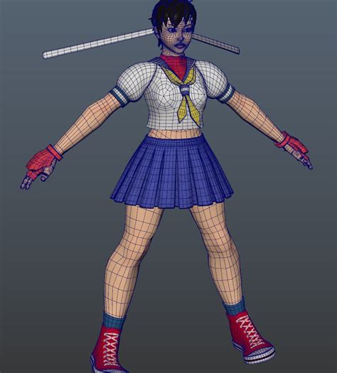 Sakura 3d Model 39 Obj Ma Fbx Free3d