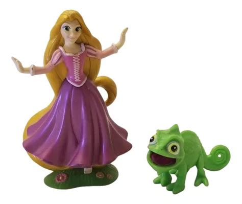 Boneca Rapunzel E Pascal Colecionavel Original Disney 9 5cm Mercadolivre
