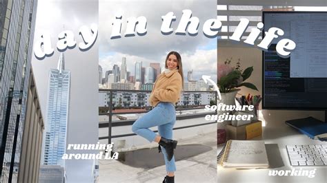 day in the life software engineer in la 👩‍💻 youtube