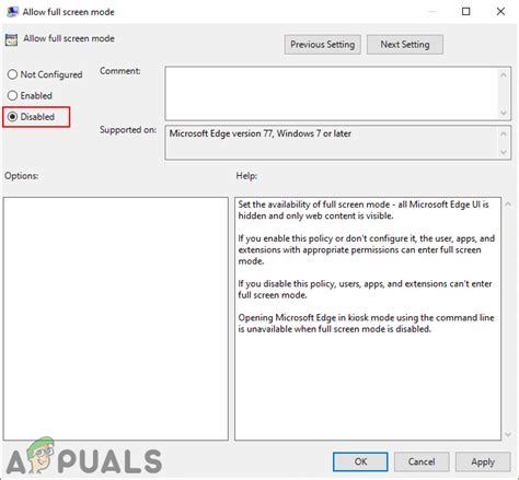 how to disable full screen mode in microsoft edge wiritech