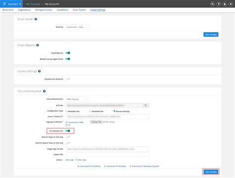 Saml Authentication Sp Intiated Sso Questionpro Help Document