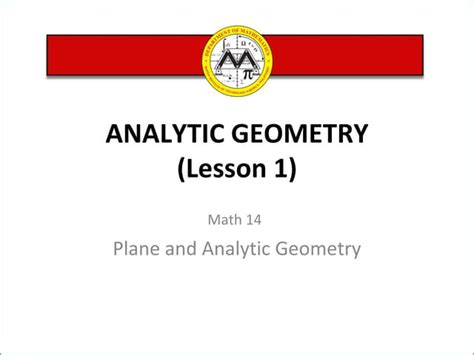Lesson 1 Distance Between Two Points Ppt