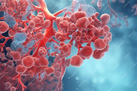 Premium Ai Image Bacterial Pneumonia Medical Concept 3d Illustration