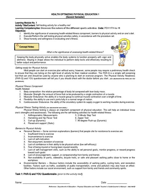 hope 1 module 1 2nd sem pdf body mass index