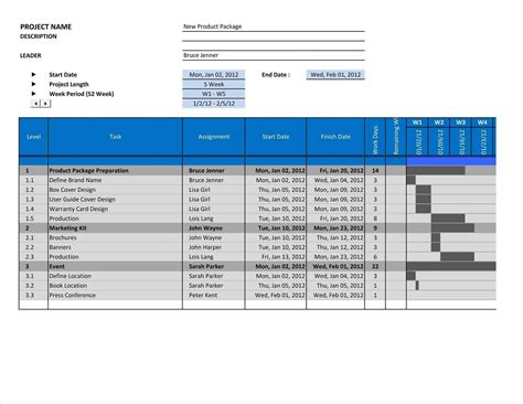 How To Create A Simple Project Schedule In Excel Free Printable Worksheet How To Create A Simple Project Schedule In Excel Free Printable Worksheet