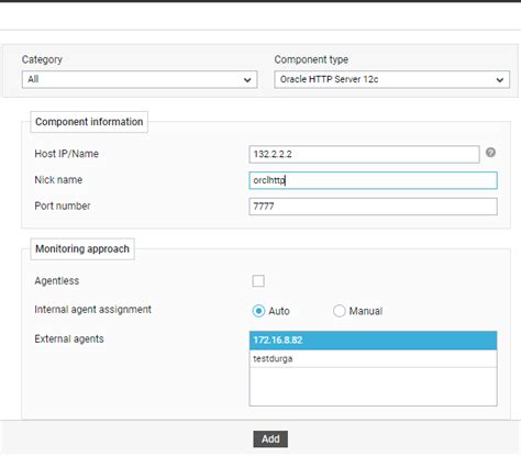 Adding An Oracle Server C
