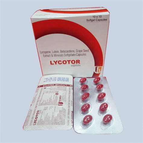 Lycotor Softgel Capsules Torance Healthcare Pvt Ltd