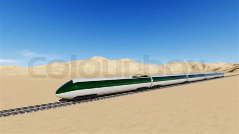 Modern High Speed Trains Vector Image Train 3 Stock Vector Colourbox