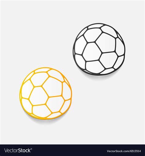 Realistic Design Element Ball Royalty Free Vector Image