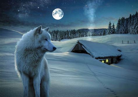 Winter Wolf Wallpapers 21 Free Background Images Wallpapergap
