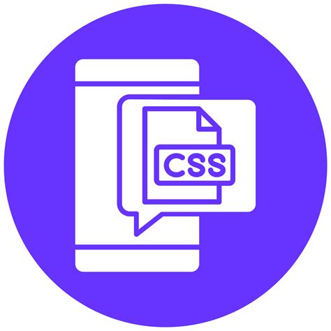 Css Vector Icon Style 22195160 Vector Art At Vecteezy
