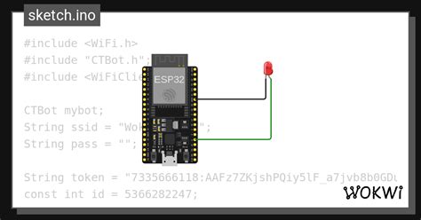 Test Telegram Wokwi ESP STM Arduino Simulator