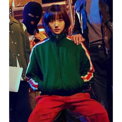 Striped Green Kim Hye Jun A Shop For Killers Jung Ji An Jacket