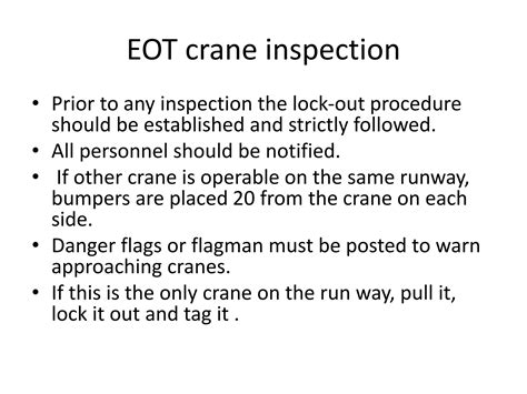 Electrical Overhead Crane Safety Pdf