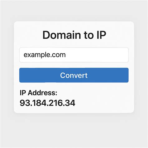 domain to ip convert website to ip address instantly too