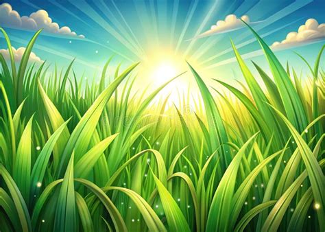 Cartoon Grass Field
