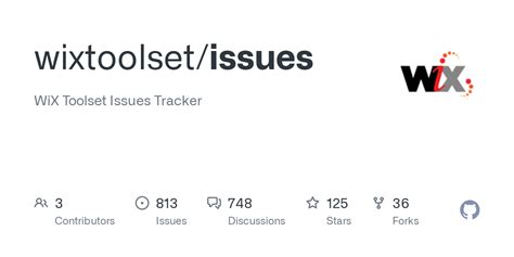 Issues Wixtoolset Issues GitHub