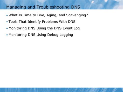Configuring And Troubleshooting Dns Ppt Download