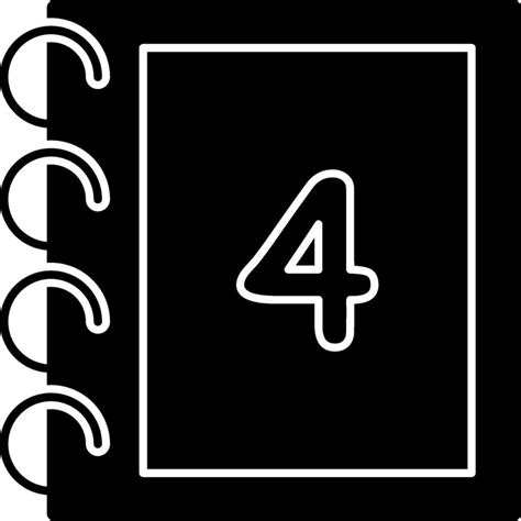 Solid Number Four Solid Design 67361715 Vector Art At Vecteezy