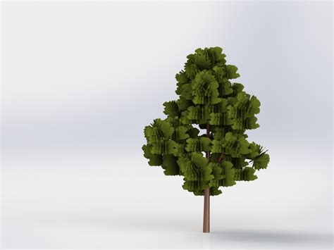 tree 3d cad model library grabcad