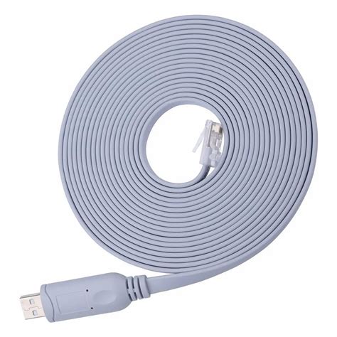 Usb Console Cable Ftdi Chip Usb To Rj45 Serial Adapter Compatible