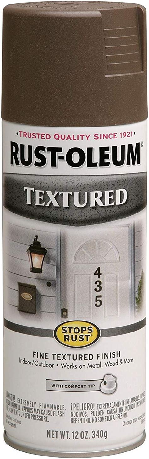 Rust Oleum 7226830 Textured Spray Paint 12 Oz Bronze