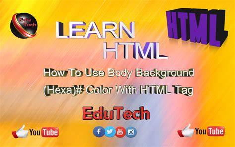 How To Use Hexa Color In Html Edutech