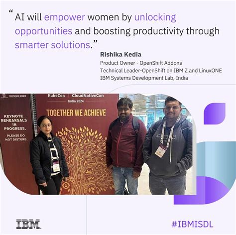 Ibmisdl Ai Iwd2025 Internationalwomensday Womeninsystems Inclusiveibm Rishika Kedia