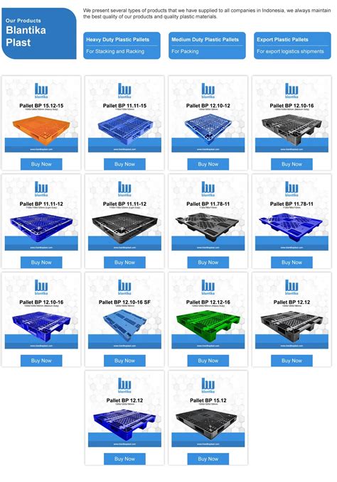Heavy Duty Plastic Pallets Euro Pallet Stacking Load 1000 Kg Low Moq