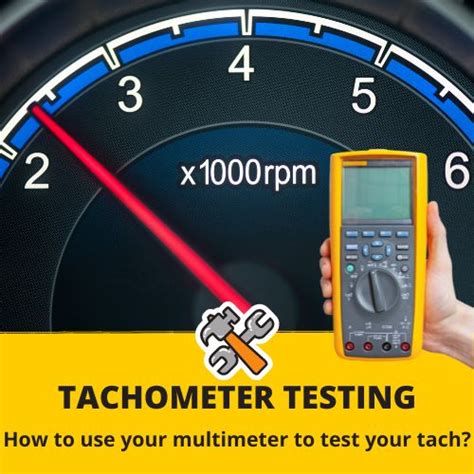 Test Tachometer With Multimeter Multimeter Tachometer Car Tachometer
