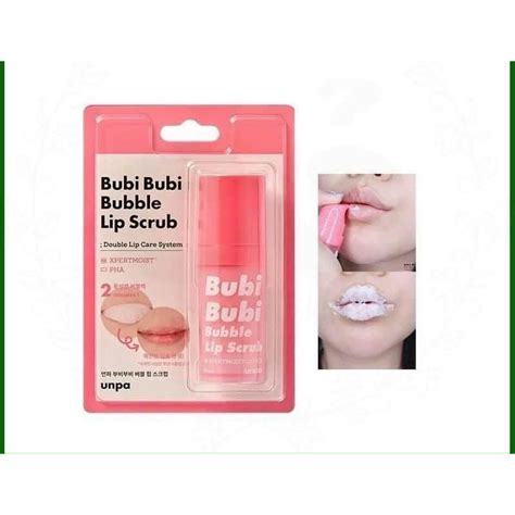 Exfoliate Lips Bubi Bubi Lip Effervescent New Model No Burning Pain