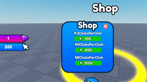 Low Poly Clicking Simulator System Clearly Development