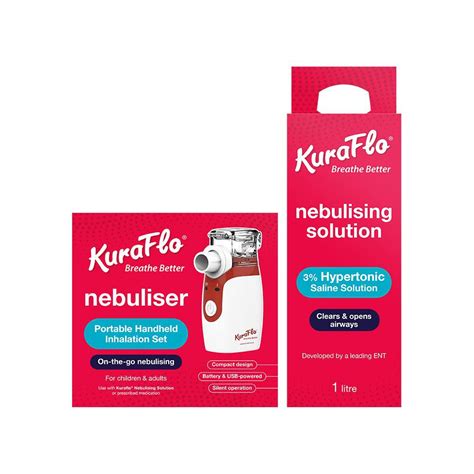 Kuraflo Handheld Mesh Nebuliser 1l Kuraflo 3 Nebulising Solution Shop Today Get It