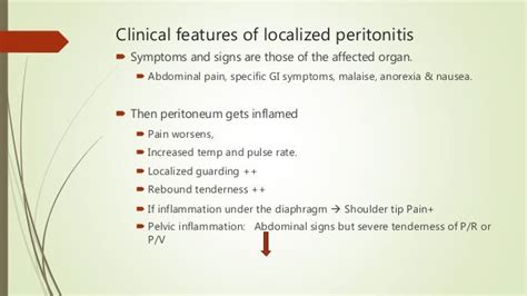 Acute Peritonitis