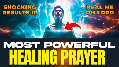 DON'T SKIP THIS | POWERFUL Prayer For Healing And Deliverance From Sickness and Disease In Body ...