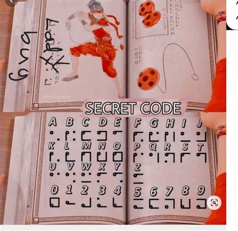 A Secret Code😮 Alphabet Code Secret Code Ladybug Anime